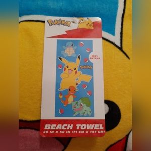Pokemon | Bath | Pokemon Pikachu Charmander Squirtle Bulbasaur 28 X 58 ...
